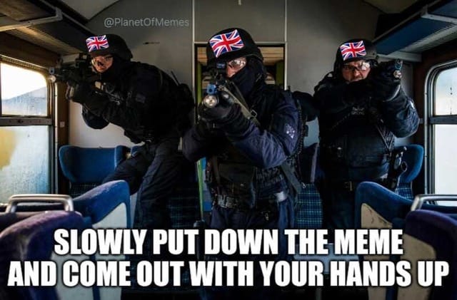 Slowly put down the meme